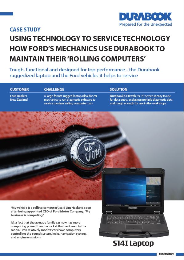 Automotive Industry - Durabook Rugged Laptops and Tablets