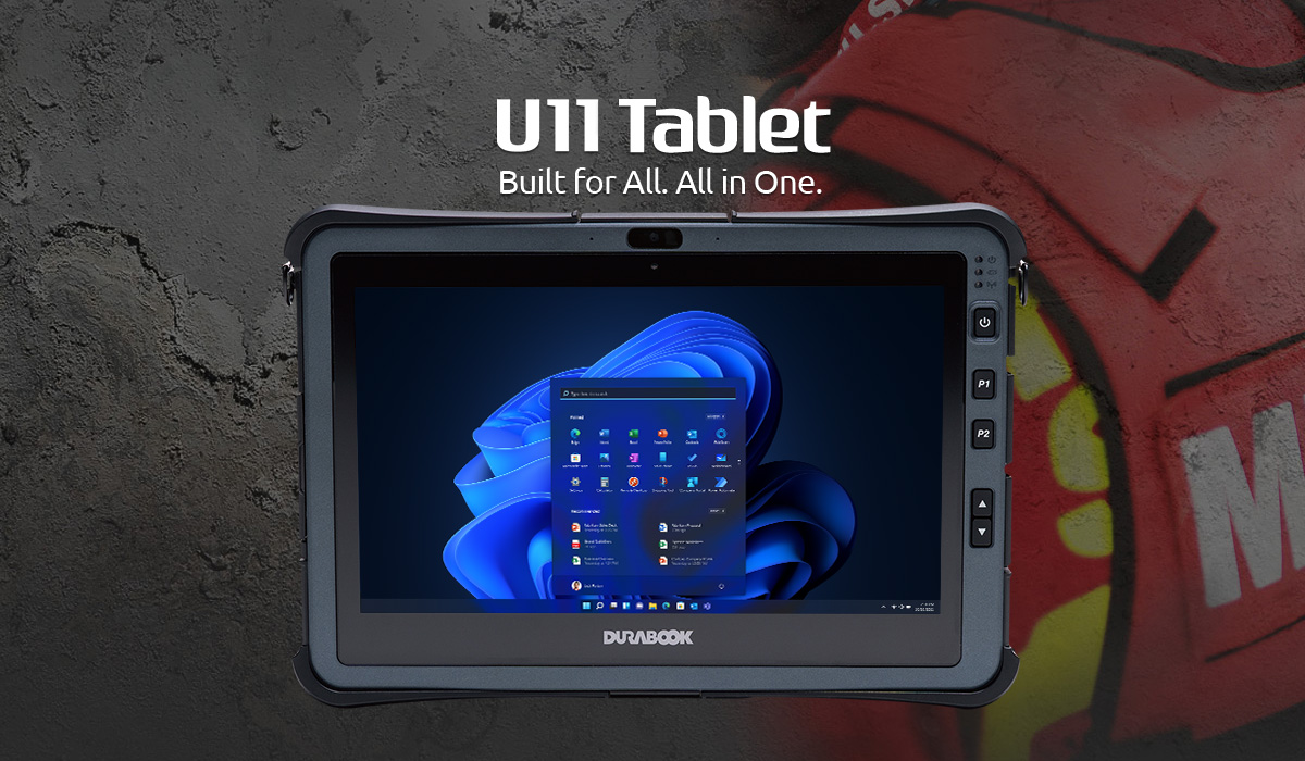 U11 Rugged Tablet | Perfect Blend of Functionality & Reliability - Durabook