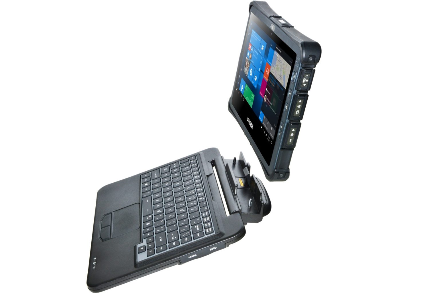 U11 Fully Rugged 2-in-1 Tablet with Innovative Detachable Rugged ...