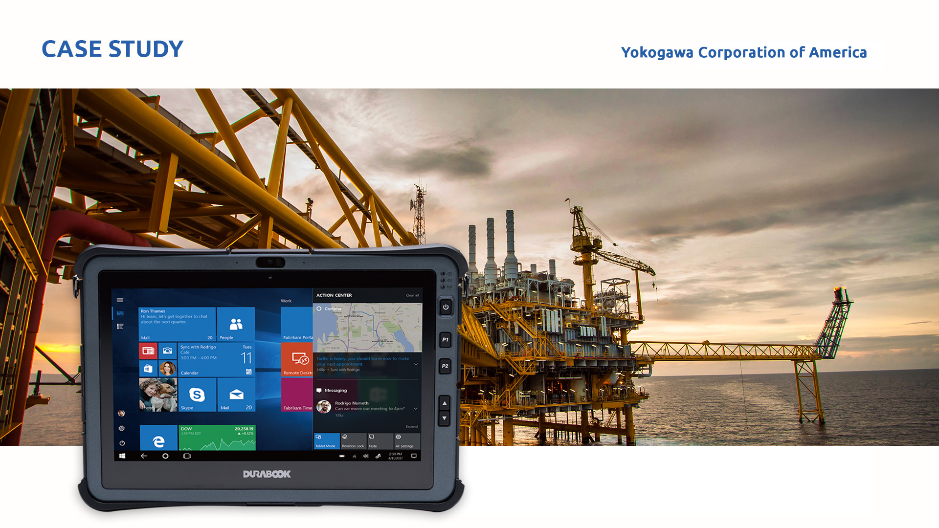 Rugged Tablet for oil, gas, & chemical process industries - DURABOOK