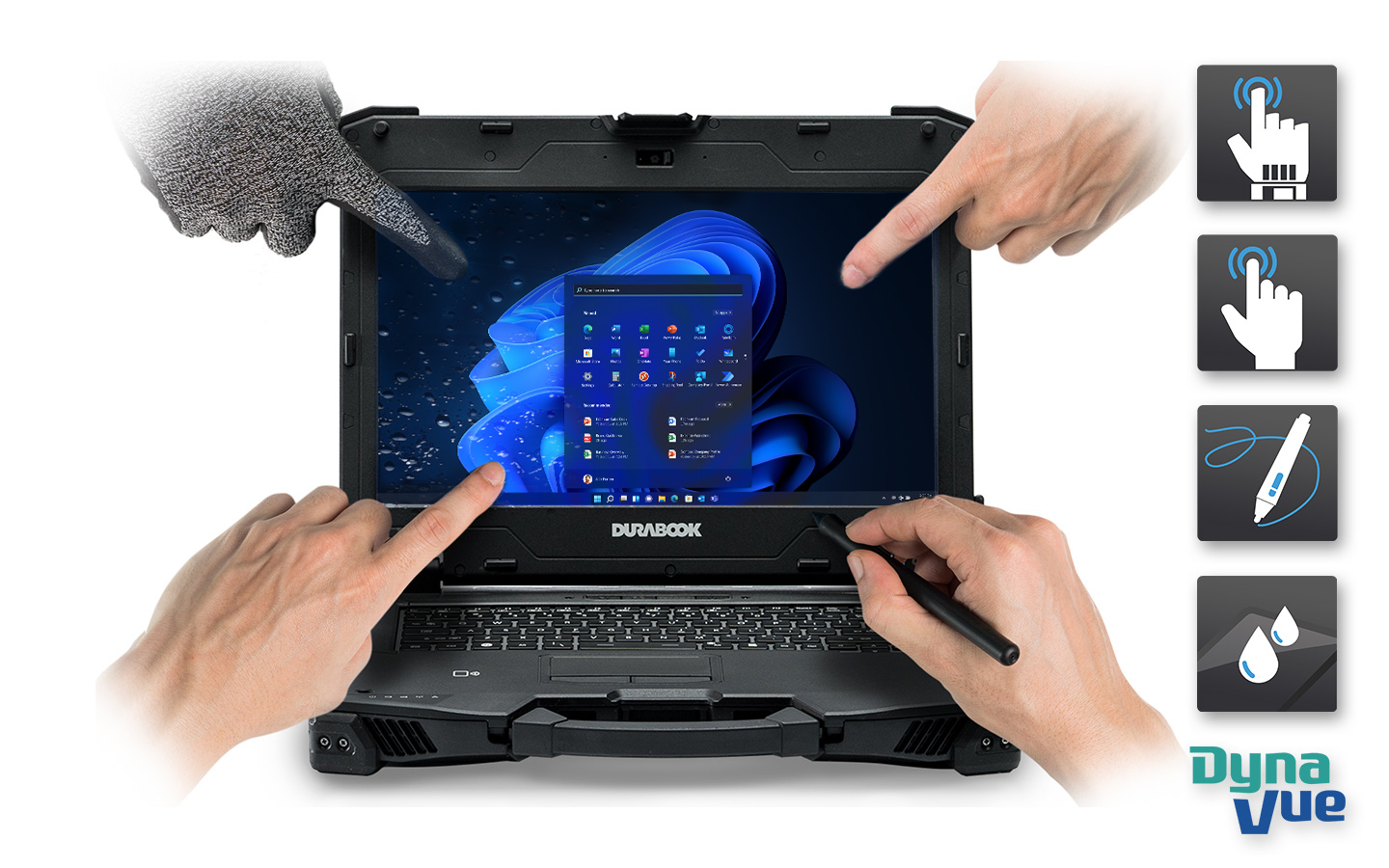 Z14I 全強固型平板電腦 - 高耐用性和功能性 - DURABOOK