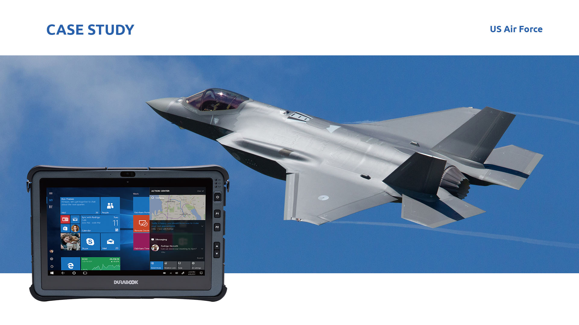 DURABOOK U11 Rugged Tablet Keeping Military Planes Ready To Serve