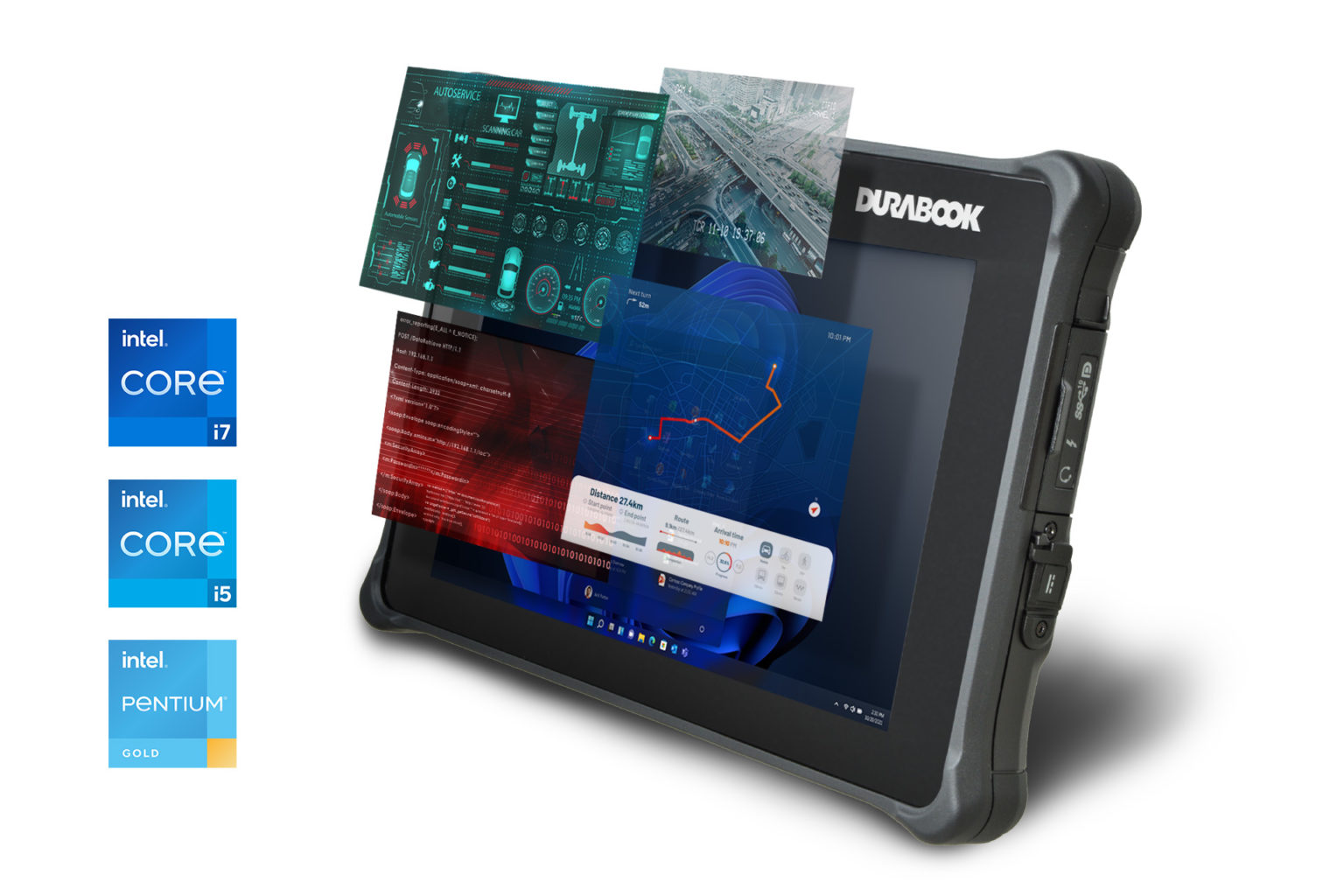 R8 8-Inch Rugged Tablet | Extreme Power and Compact - DURABOOK