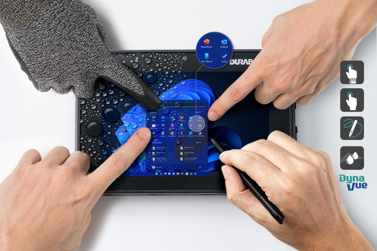 R8 8-Inch Rugged Tablet | Extreme Power and Compact - DURABOOK