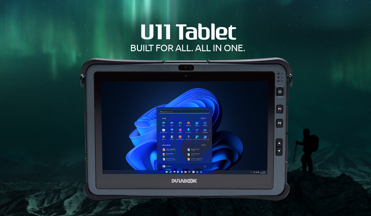 U11 Rugged Tablet | Perfect Blend of Functionality & Reliability - Durabook