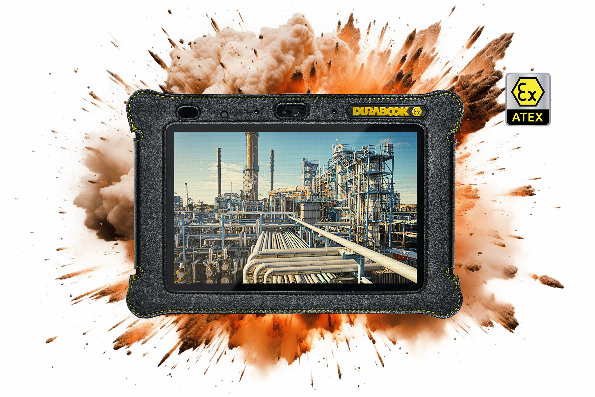 R8-EX Rugged Tablet - ATEX Certified Fully Rugged Tablet - Durabook