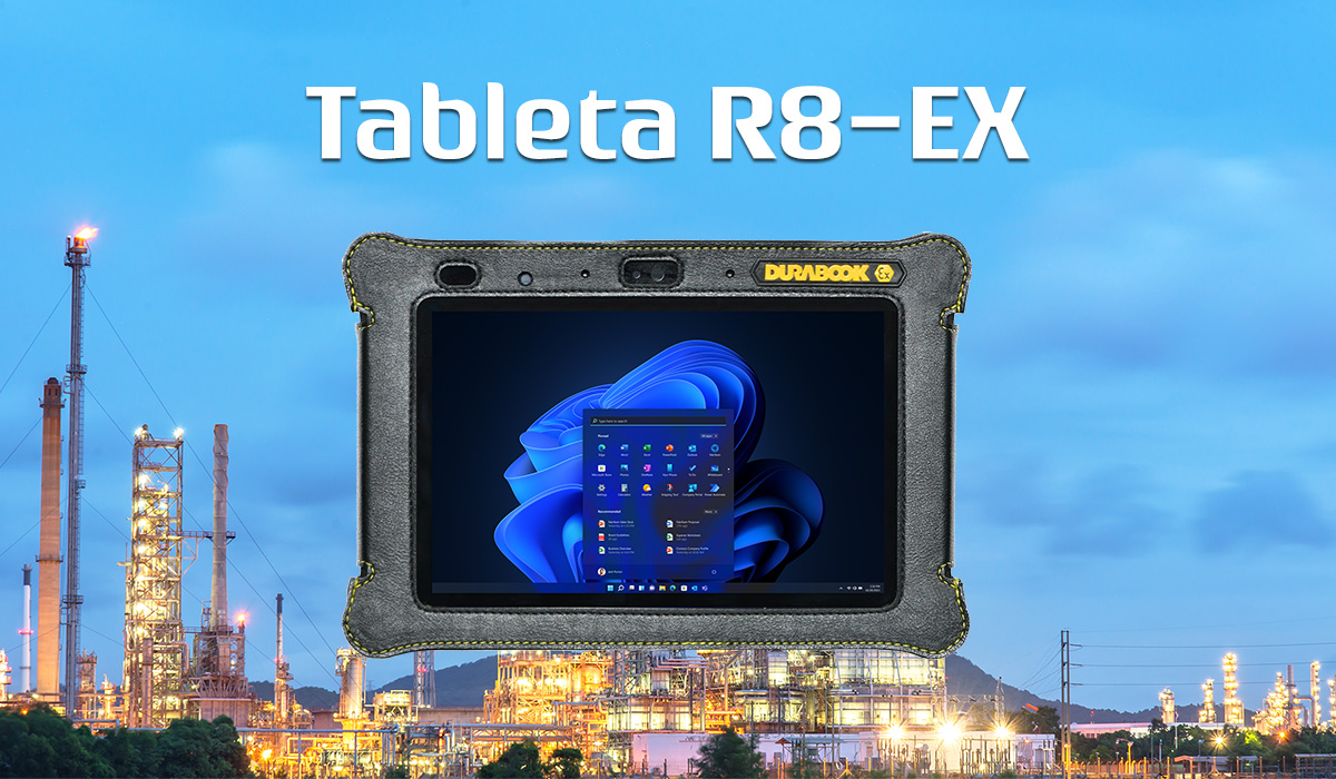 Tableta R8-EX | Certificación ATEX Zone 2/22 - DURABOOK