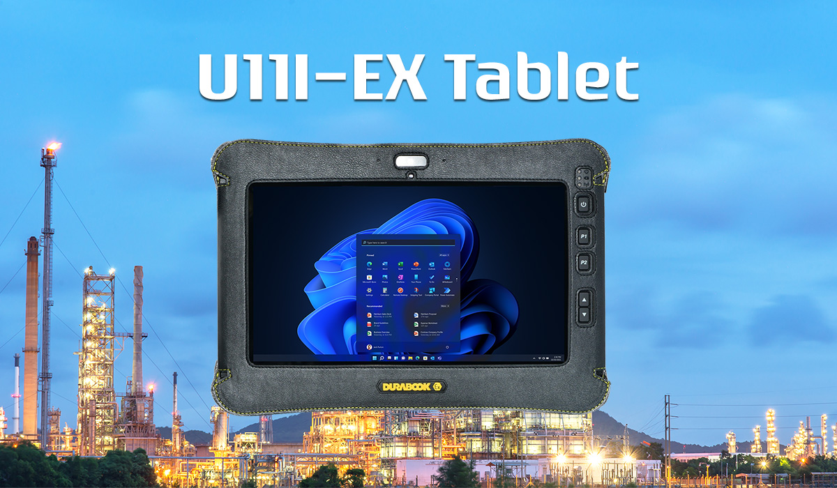 U11I-EX Rugged Tablet | ATEX Certified Fully Rugged Tablet - DURABOOK