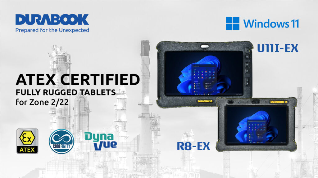 Durabook Expands Rugged Tablet Portfolio with ATEX-Certified Models for ...