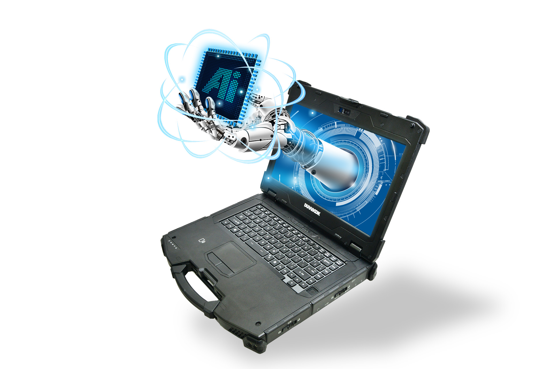 Z14I Fully Rugged Laptop | AI PC - DURABOOK